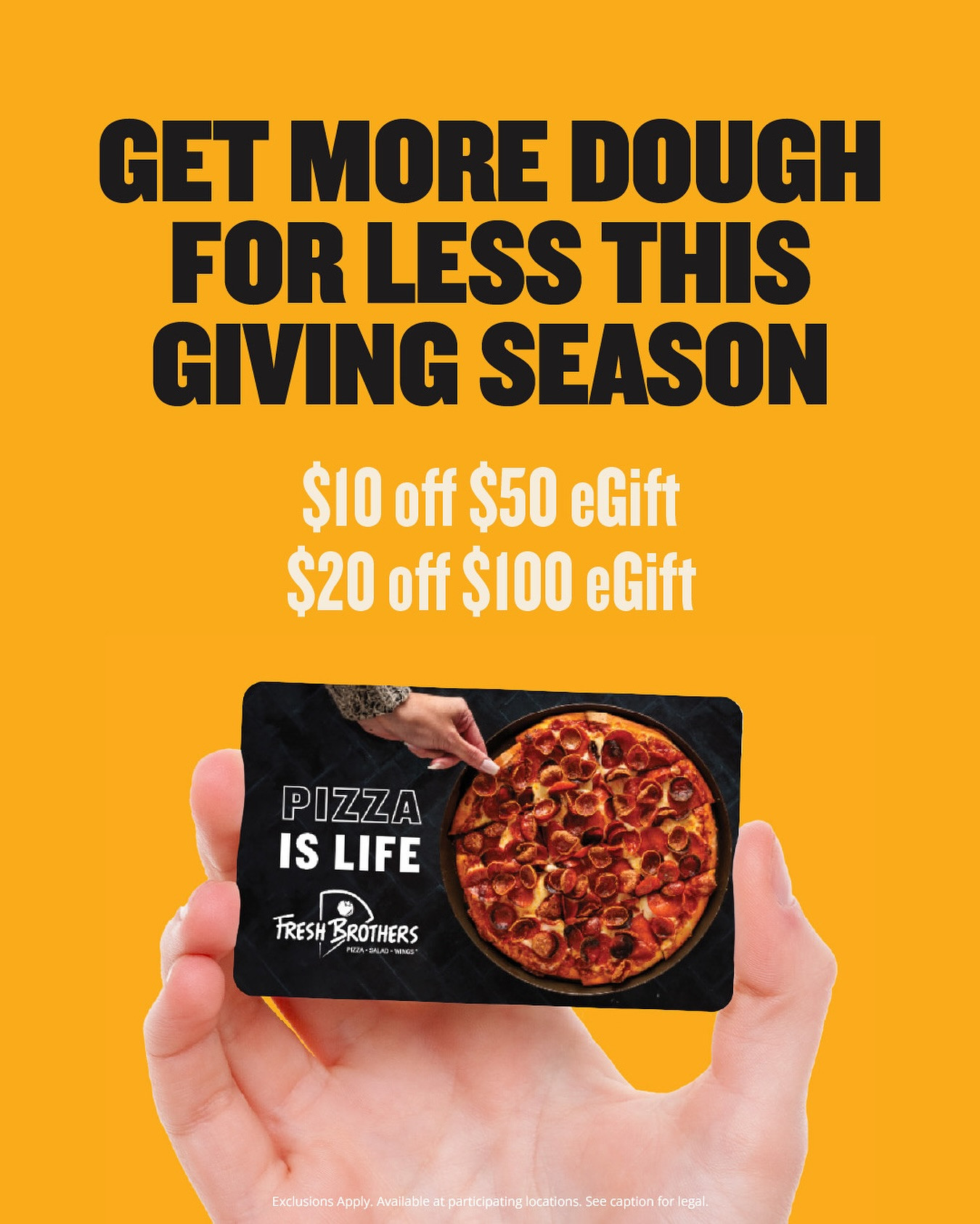 $10 Off Fresh Brothers Coupons & Deals (May 2026)
