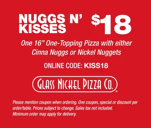 Glass Nickel Pizza Coupons