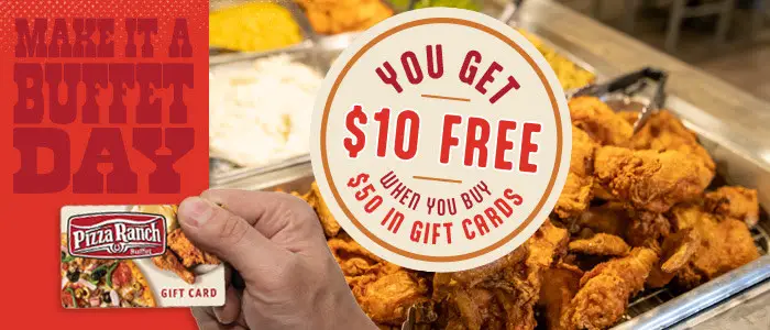 $5 Off Pizza Ranch Coupons & Deals (Jun 2025)