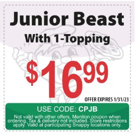 $3 Off Snappy Tomato Pizza Coupons, Promo Codes & Deals (Jan 2023)