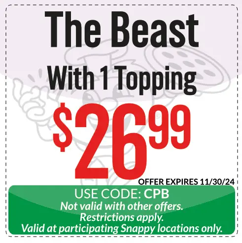 $3 Off Snappy Tomato Pizza Coupons, Promo Codes & Deals (Dec 2024)
