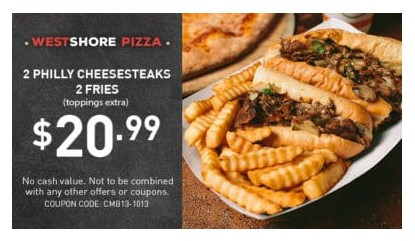 $2 Off Westshore Pizza Coupons & Deals (Sep 2025)